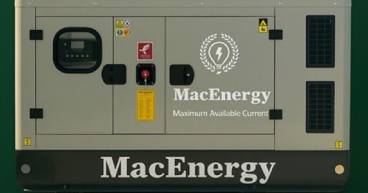 Генератор дизельный Mac Energy 90 ква / 72 квт | LunaSolar.Energy